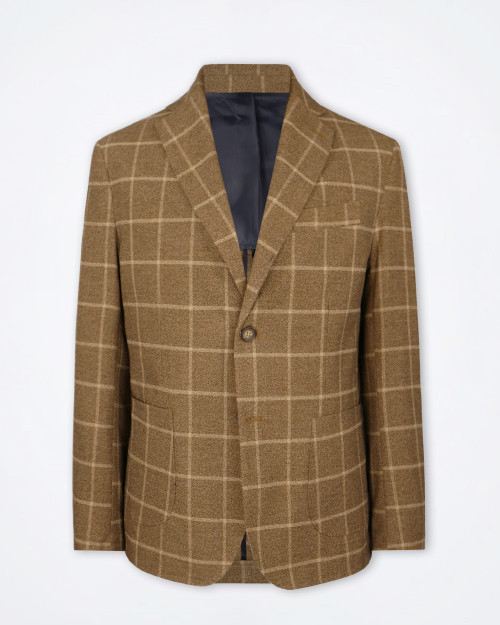 Men’s Exclusive Blazer Fashion Brown step Color - Livepoint